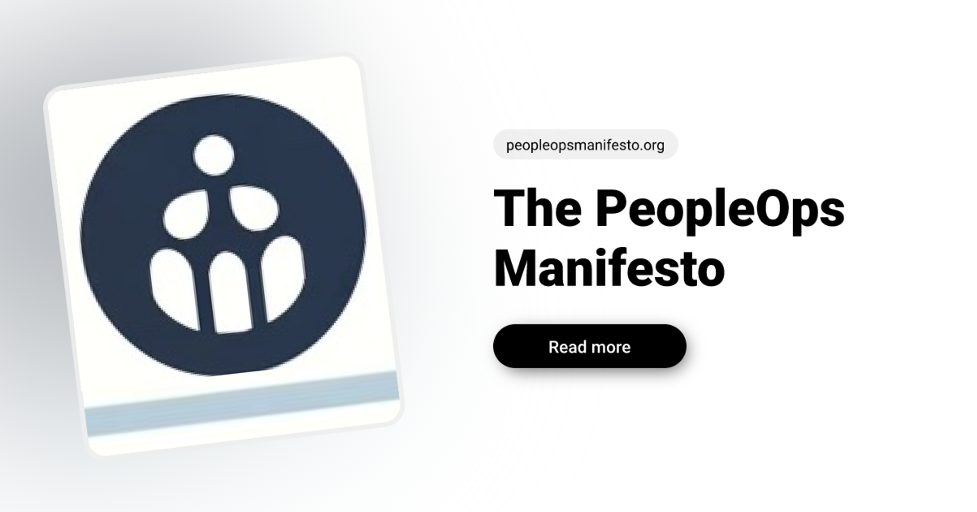 The PeopleOps Manifesto
